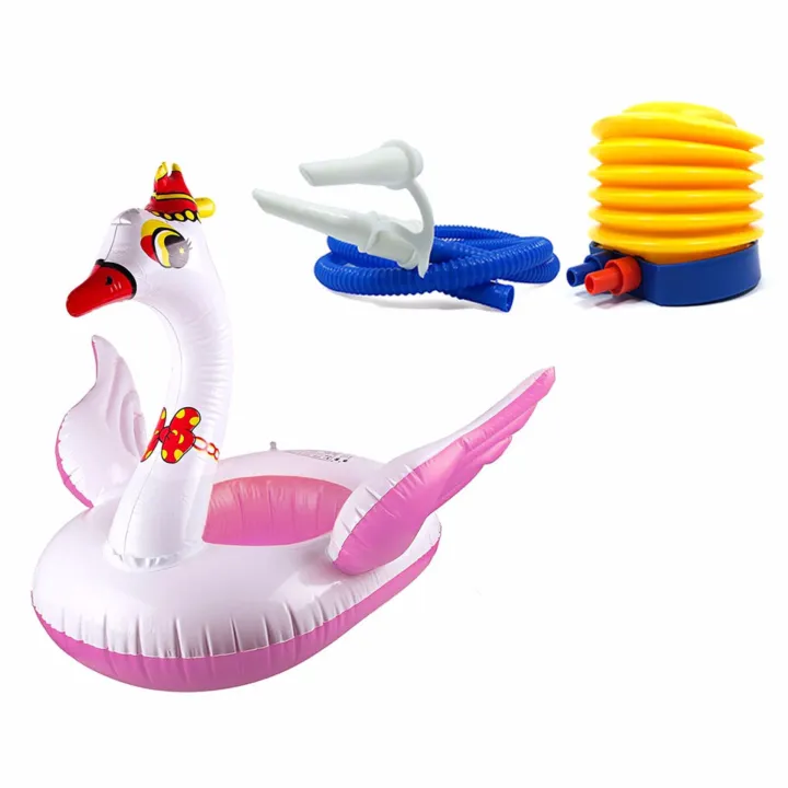 PVC Baby Goose Inflatable Swimming Raft Salbabida for Kids With Hand ...