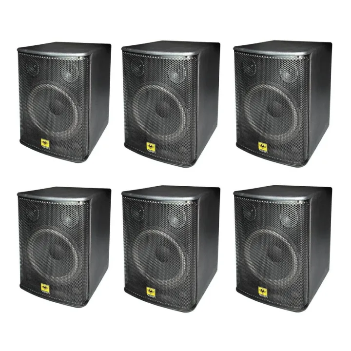 Kevler KR-308 Professional Karaoke Speaker Set of 6 (Black) | Lazada PH