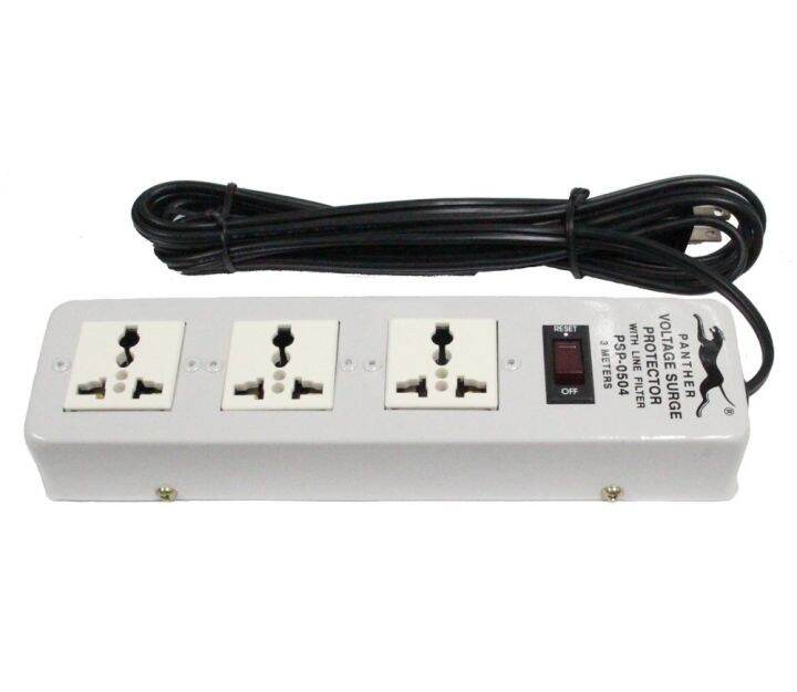 Panther Voltage Surge Protector PSP0504 Extension Outlet 220V wired 3 ...