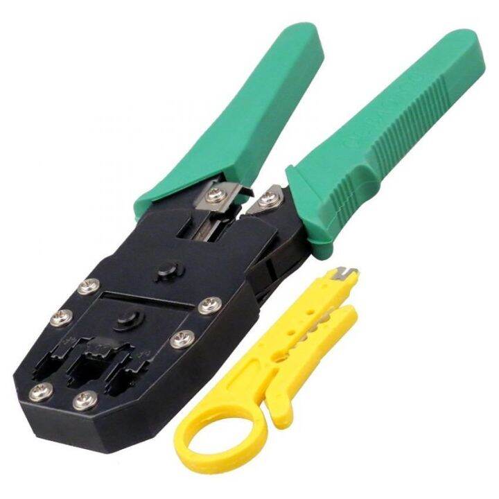 RJ45 RJ11 RJ12 4p 6p 8p Wire Cable Crimper Crimping Tool network ...