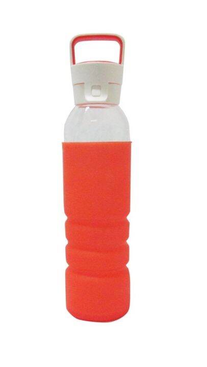 Snapware Eco Flip Glass Bottle 500ml (Tangerine) | Lazada PH