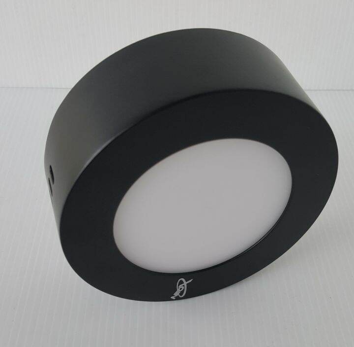 Leon Light โคมดาวน์ไลท์ โคมดาวน์ไลท์ติดลอย LED6w รุ่่น LDLN-01Round BK ...