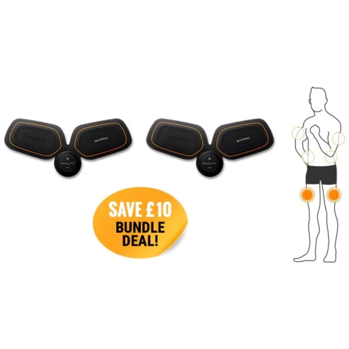 SIXPAD ABS Twin Body FIT Training Gear for Waist, Arm, Leg (แขน 2 ข้าง ...
