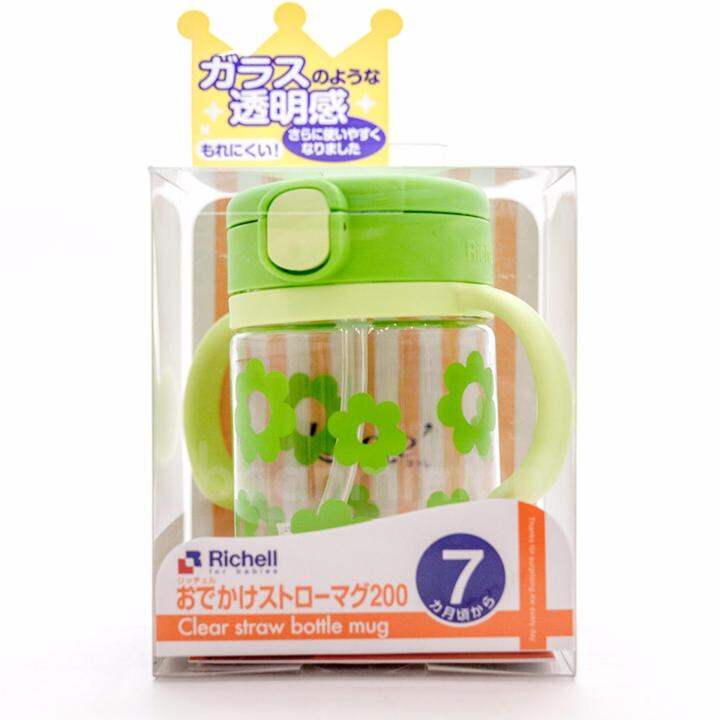 Richell แก้วหลอดดูด กันสำลัก | Lazada.co.th
