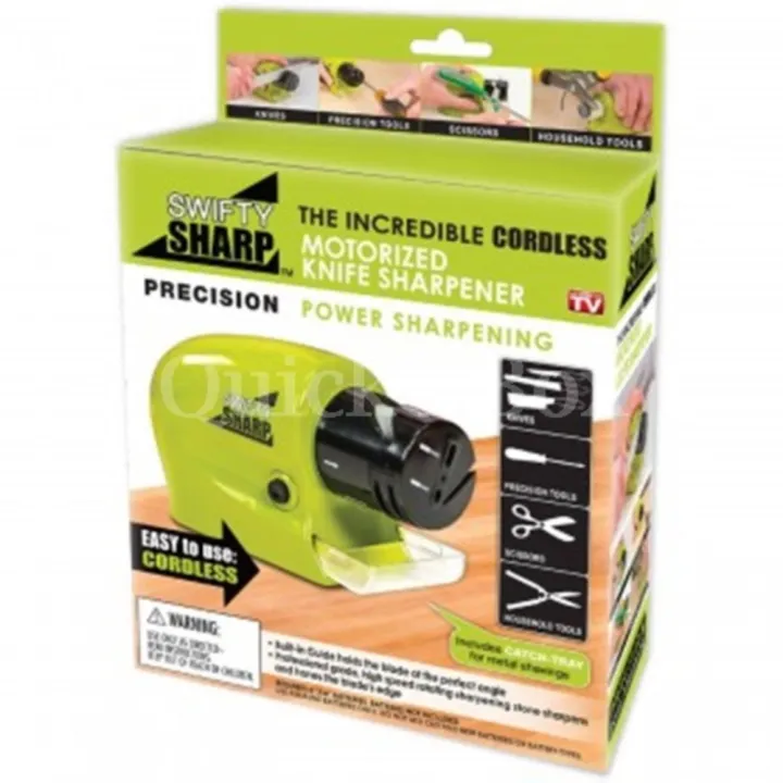 SWIFTY SHARP เครื่องลับมีด ที่ลับมีดไฟฟ้า อเนกประสงค์ สำหรับลับมีด ลับของมีคม ลับกรรไกร ลับไขควง ...