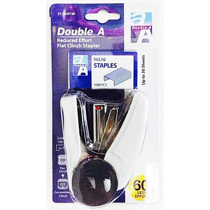 DOUBLE A Smart Stapler No.10 เครื่องเย็บกระดาษ ประหยัดแรง (ออกแรงน้อย ...