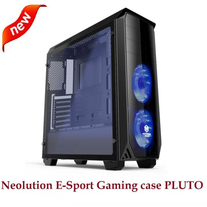 Neolution E-Sport Gaming Case Pluto เคสคอมพิวเตอร์ พร้อมพัดลมระบายความร้อนถึง 2 ตัว (เฉพาะตัวเคส ...
