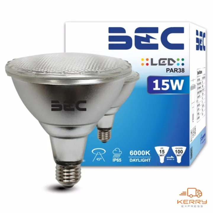 หลอด BEC LED PAR38 15W Daylight E27 IP65 | Lazada.co.th