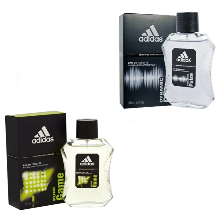 Adidas Pure Game For men 100 ml. + Adidas Dynamic Pulse Cologne for Men ...