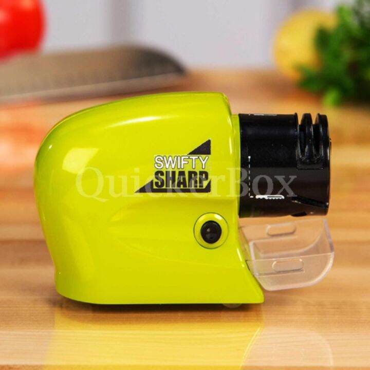 ที่ลับมีด SWIFTY SHARP ที่ลับมีดไฟฟ้า อเนกประสงค์ ลับของมีคม ลับกรรไกร | Lazada.co.th