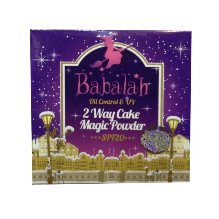 Babalah magic powder Oil Control & UV 2 Way Cake Magic Powder SPF 20 ...