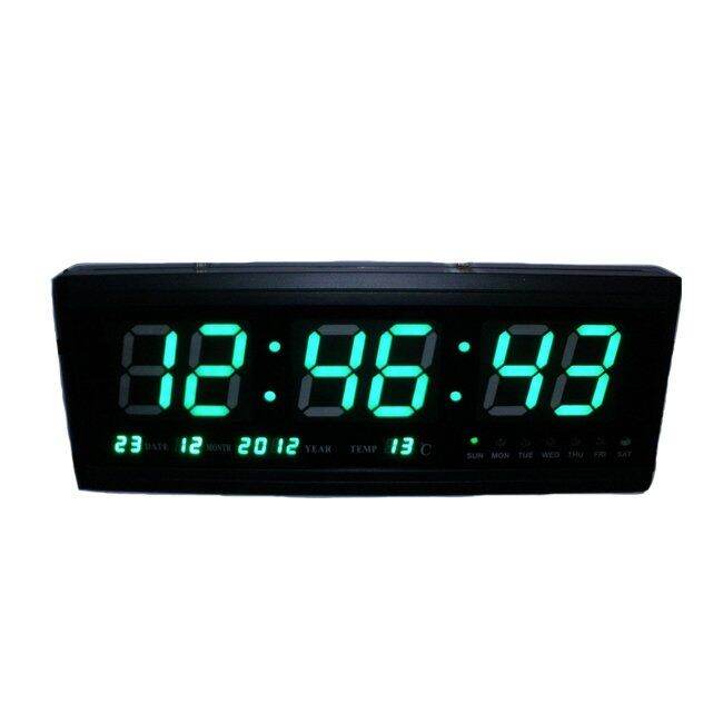นาฬิกาดิจิตอล รุ่น HT-4819 LED สีเขียวCaixing LED DIGITAL CLOCK แขวนติด ...