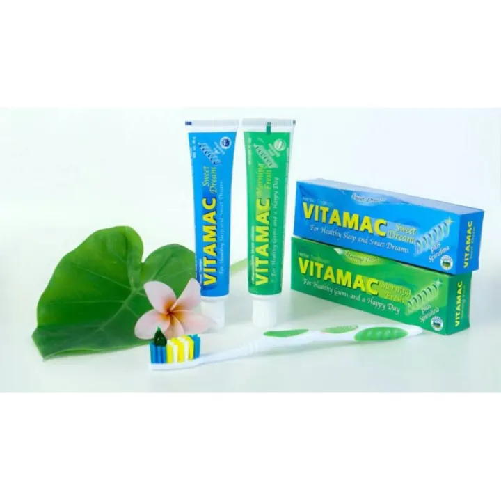 Vitamac Morning Fresh and Sweet Dream Toothpaste | Lazada.co.th
