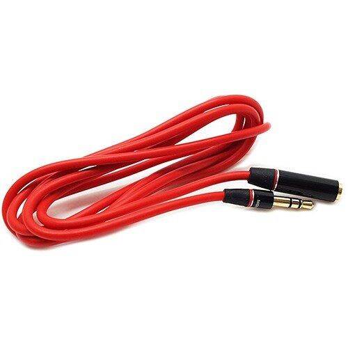 x-tips Monster สายเพิ่มความยาว 1 เมตร ขนาด 3.5mm (สีแดง) | Lazada.co.th