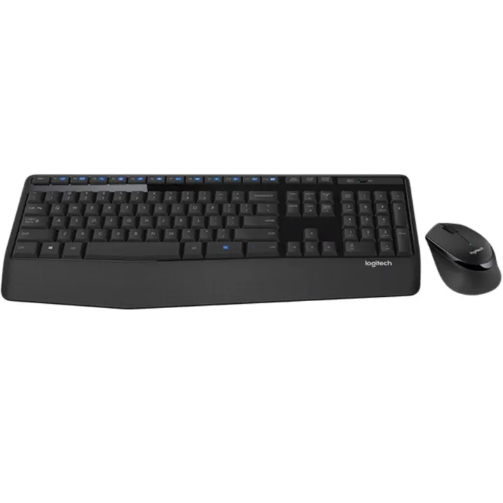 Logitech Wireless Keyboard and Mouse รุ่น MK345 แป้นพิมพ์ Thai/ English ...