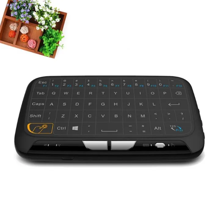 2.4GHz H18 Mini Wireless Touchpad Handheld Keyboard Air Mouse For Smart ...