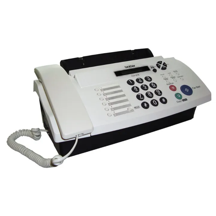 Brother FAX-878 Plain Paper FAX With Phone And Copier - ขาว | Lazada.co.th