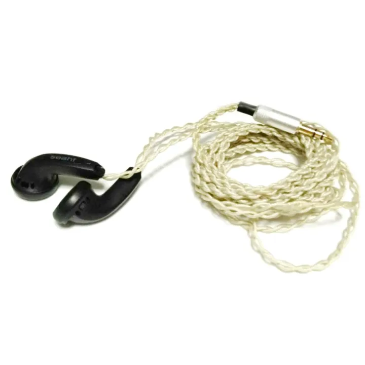 Seahf 320 ohm หูฟังเอียร์บัดเสียงดี กำลังขับสูง ซาวด์สเตจกว้าง (สีดำ ...