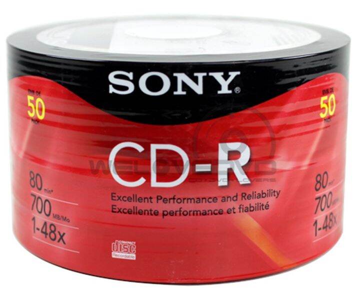 Sony CD-R 700MB 48X (50/Pack) | Lazada.co.th