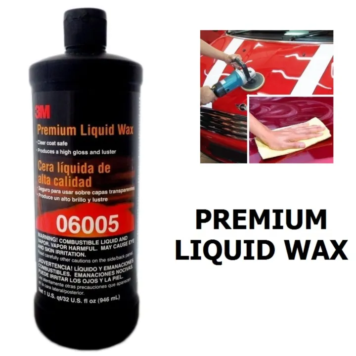3M 06005 Premium Liquid Wax น้ำยาเคลือบเงาแวกซ์ สูตรพรีเมียม 946 ml | Lazada.co.th