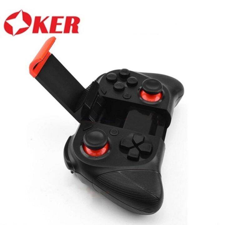 OKER จอยเกมส์ JoyStic Bluetooth Gamepad รุ่น BT-050(สีดำ) | Lazada.co.th
