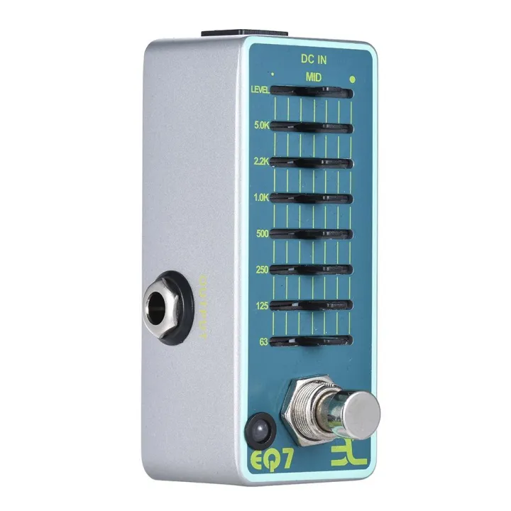 ENO EX EQ7 Guitar Equalizer Effect Pedal 7-Band EQ Full Metal Shell ...