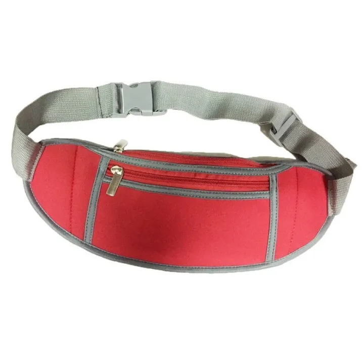 MC BAG กระเป๋า คาดเอว สำหรับนักกีฬา ช่องเก็บสัมภาระ 2 ช่อง R2 ( สีแดง ...