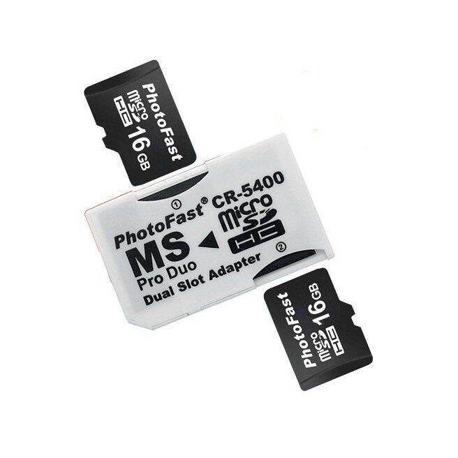 PhotoFast CR-5400 microSD(HC) to MS Pro Duo Adapter | Lazada.co.th