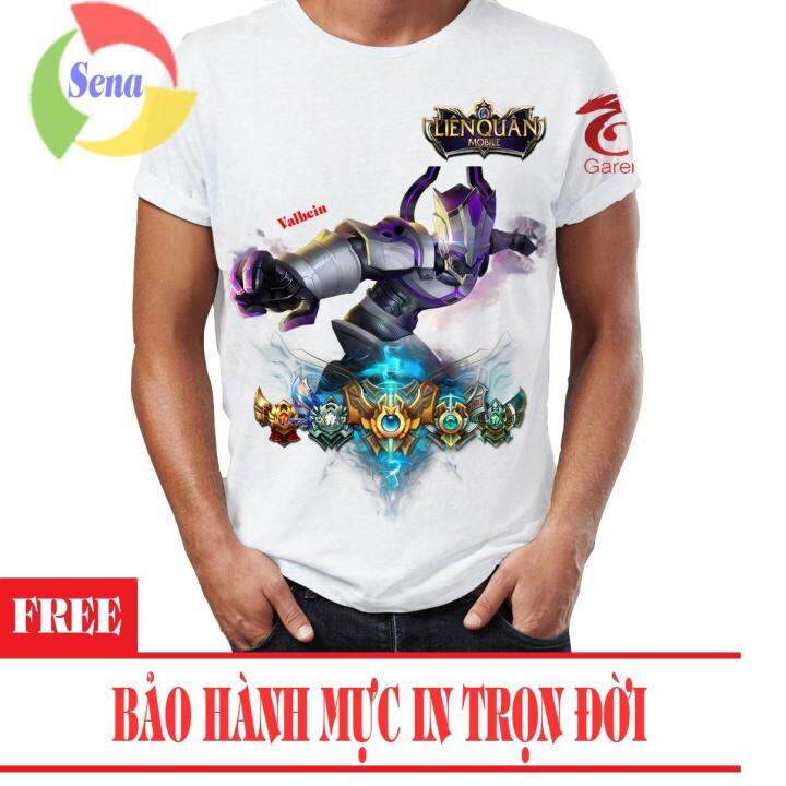 Áo thun Liên Quân Mobile Valhein Skin Vũ Khí Tối Thượng (Trắng) | Lazada.vn