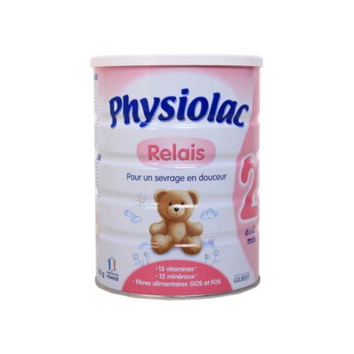 Sữa Physiolac Relais số 2 900g ( dành cho trẻ từ 6 - 12 tháng) (hộp ...