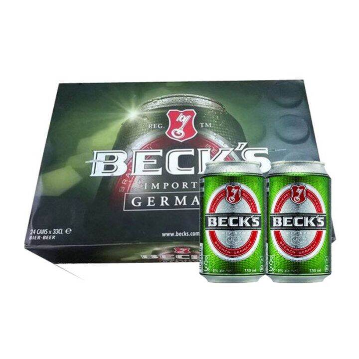 Thùng 24 chai Bia Beck's 330ml x 24 | Lazada.vn