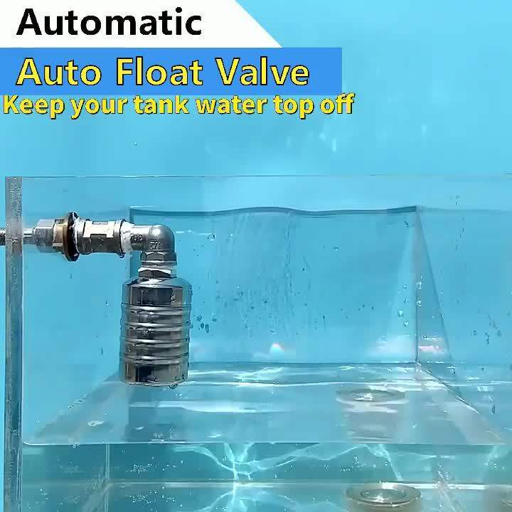 1/2" 304 Stainless Steel Float Valve Automatic Water Level Control ...