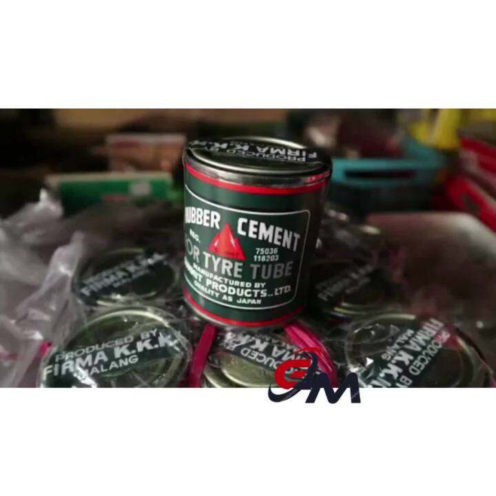 Lem Karet Tambal Ban Sepeda Dan Motor Rubber Cement Kaleng Summit - Lem ...