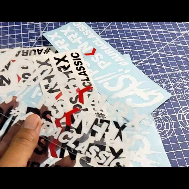 04 Setiker Herex 1 pack Cutting PSKNHRX Gas!! Anti Air Sticker Motor ...